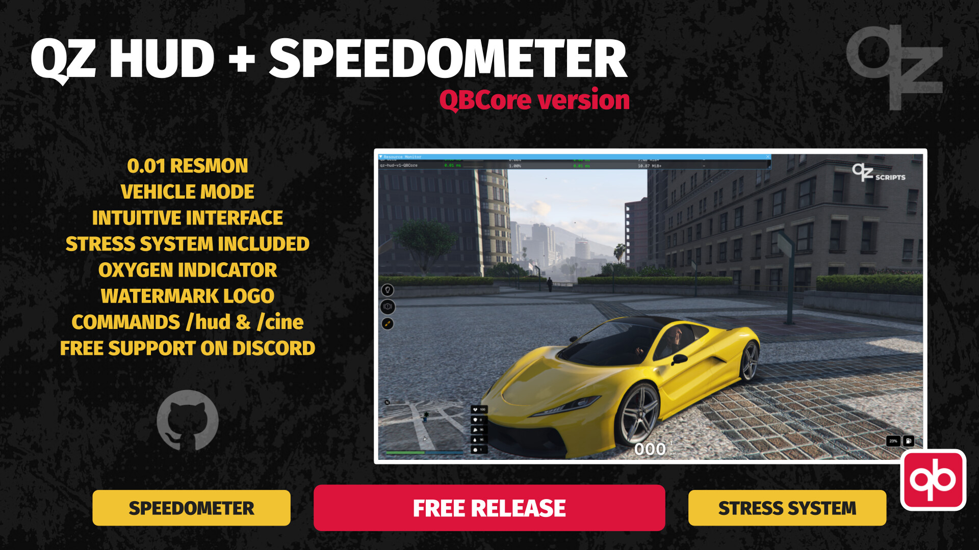 Script - qz-hud | QBCore | VAG - Premium FiveM scripts, FiveM mods, and ...
