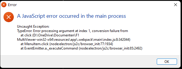 Error message when choosing "Center Left" or "Center Right" in the ...