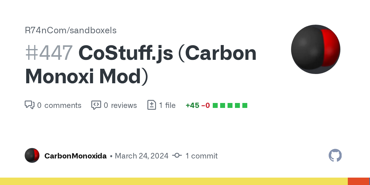 are you in your own fork - ⛄ R74n / Sandboxels