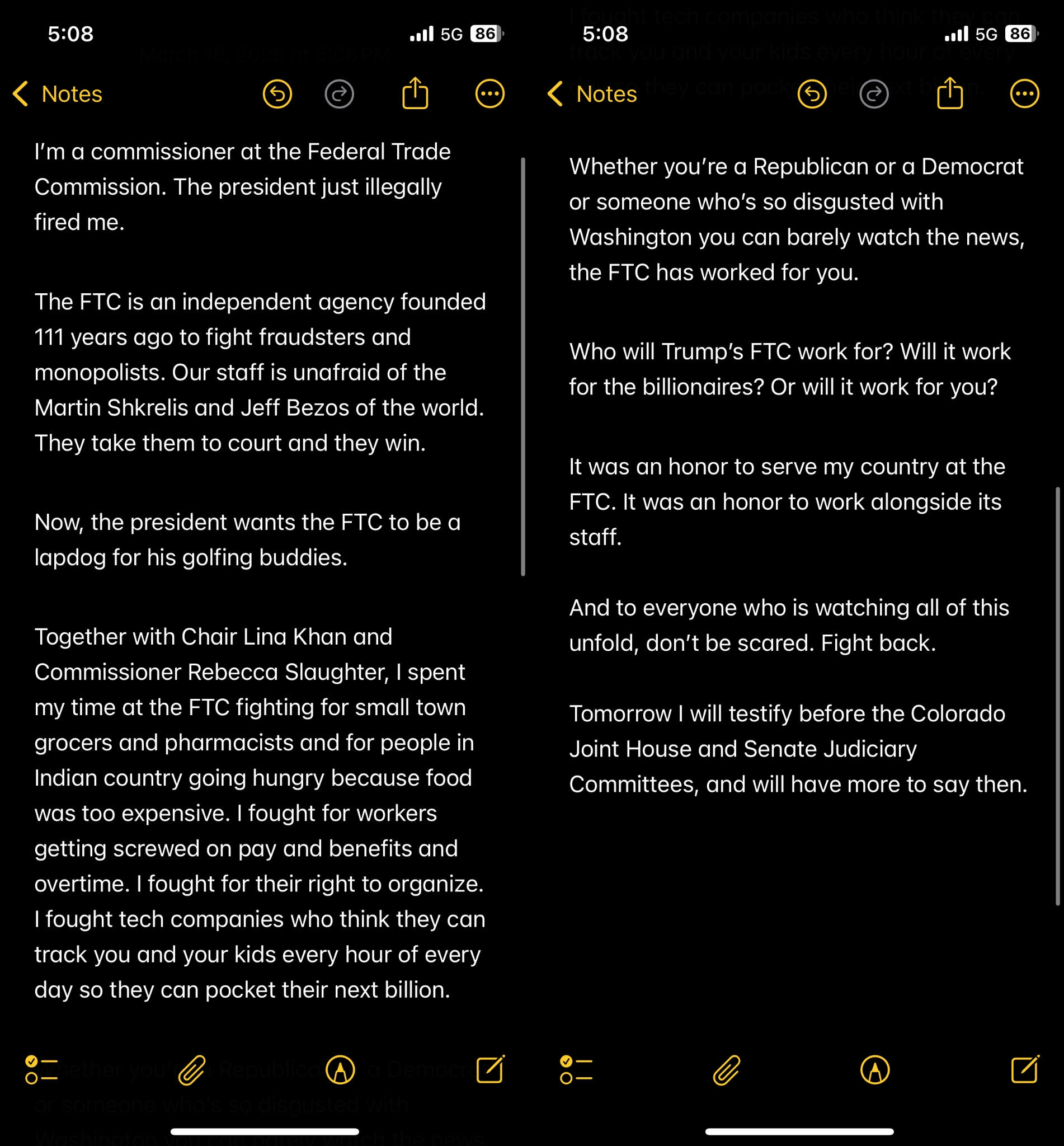 Trump illegally fired FTC commissioner Alvaro Bedoya US Politics | ResetEra