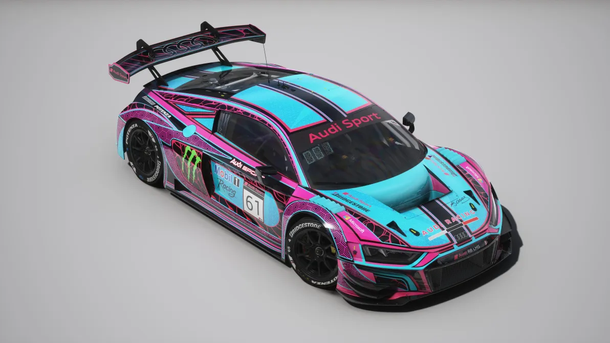 Bohemian, custom made fantasy livery for RSS GT-M AERO V10 EVO 2 (Audi R8 LMS GT3 EVOII ...