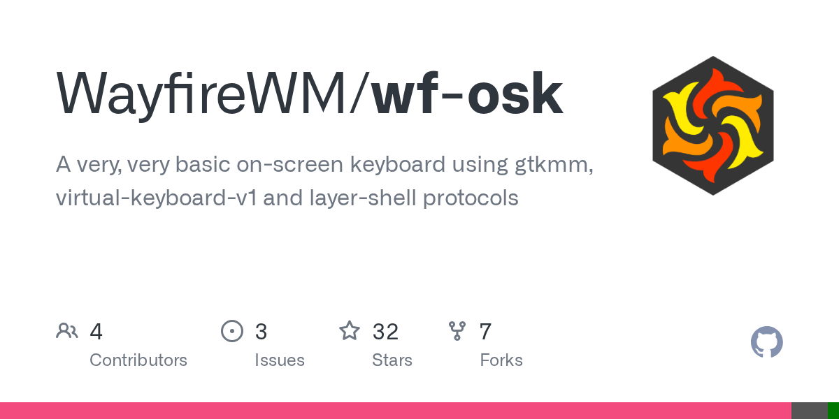 Not sure if this is relevant: https://github.com/WayfireWM/wf-osk ...
