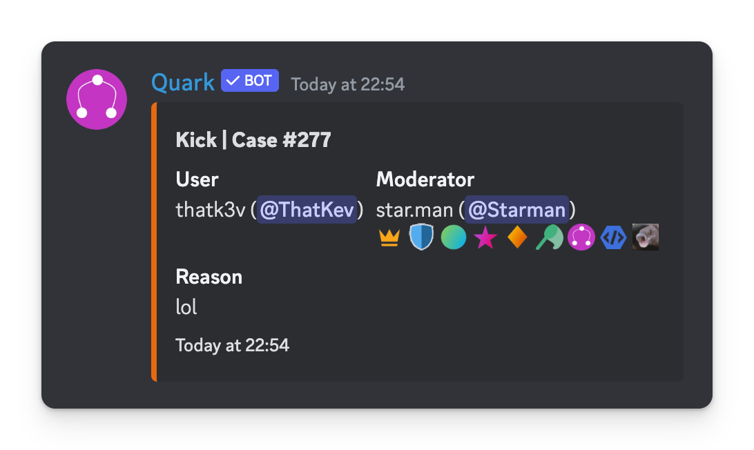 Quark Logger | Discord App Directory