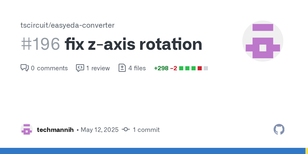 as you have previously added it to easyeda converter repo, fron this pr i think so https ...