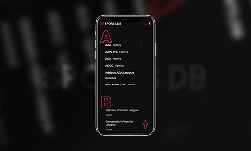 GitHub - MorphDE/SportsDB: SportsDB - Sport Database
