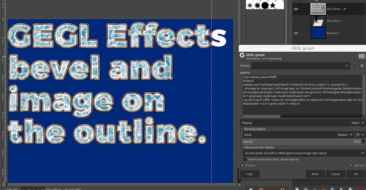 GEGL Layer Effects and Text Styling filter - Page 7 • GIMP Chat