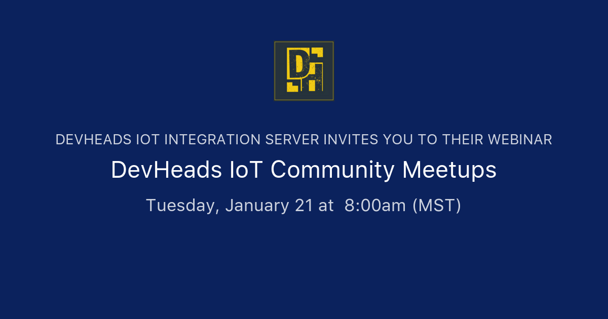 C++ dude it was - DevHeads IoT Integration Server