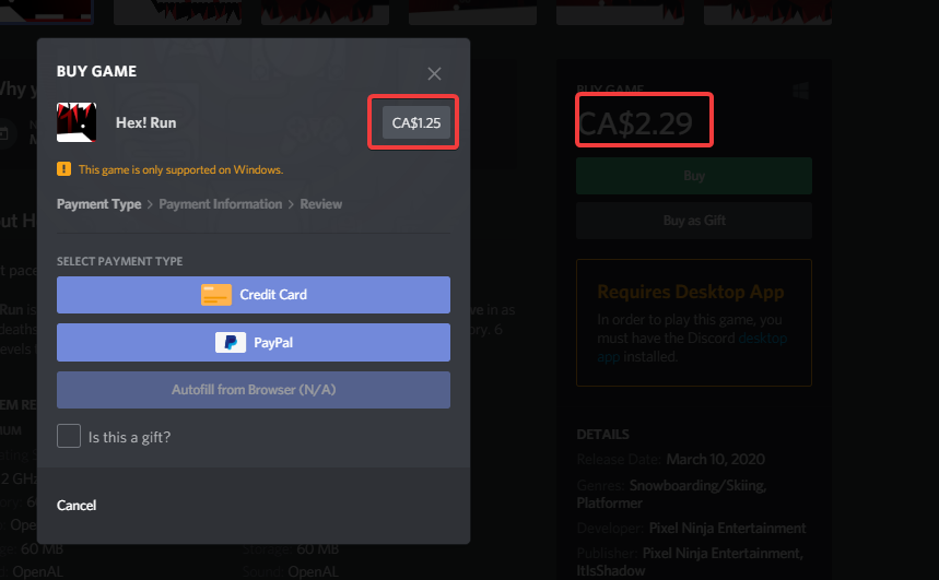 Purchase discounts do not show on store page · Issue #56 · discord/gamesdk-and-dispatch · GitHub