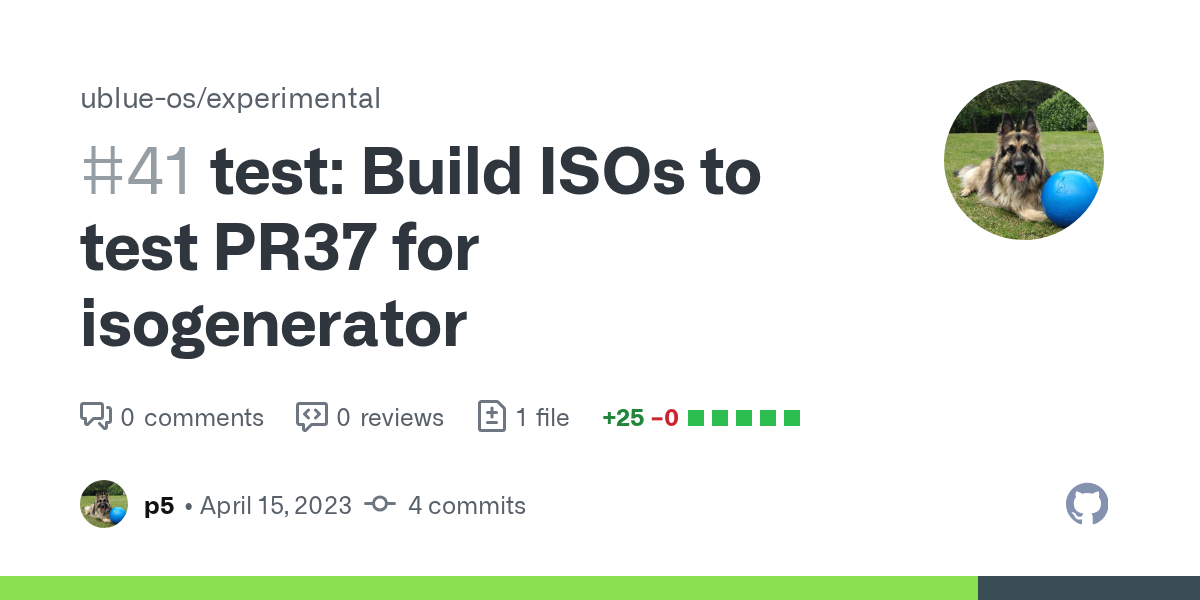 Any way this change could be tested? https://github.com/ublue-os ...