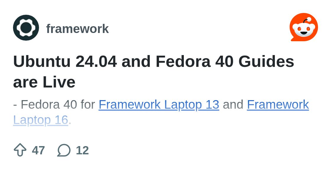 https://www.reddit.com/r/framework/comments/1cd9b1b/ubuntu_2404_and ...