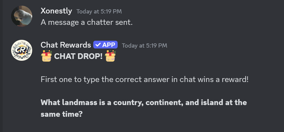 Chat Rewards | Discord App Directory