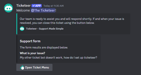 Ticketeer | Discord App Directory