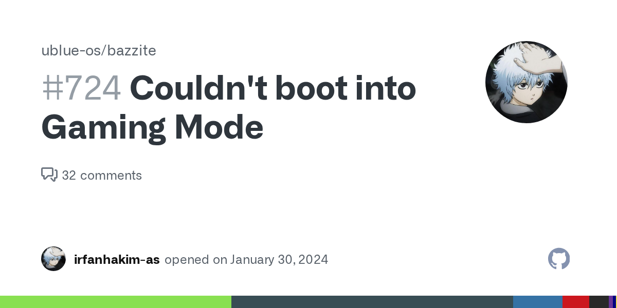 maybe you need to update your bios, might be a bug? - Bazzite