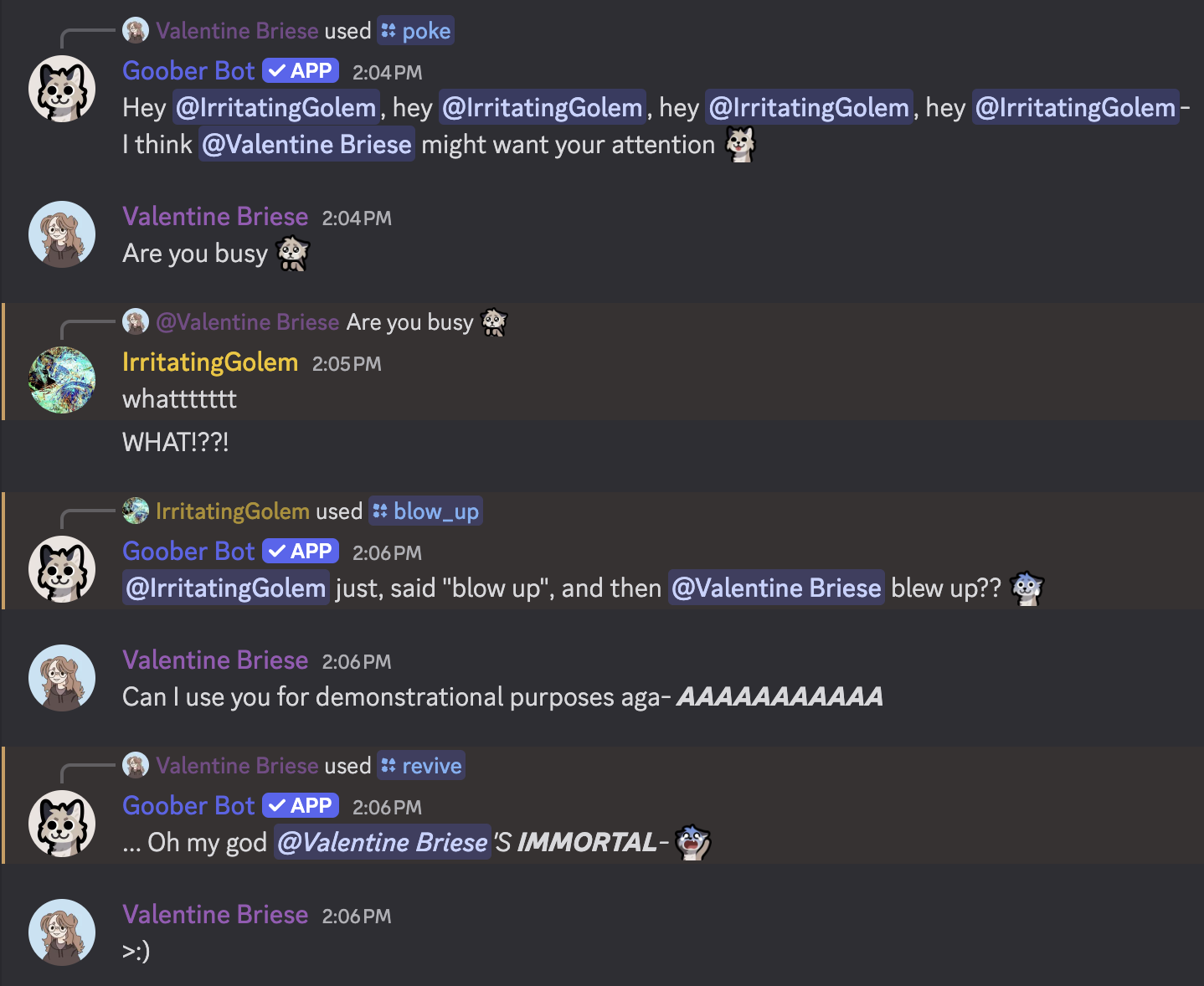 Goober Bot | Discord App Directory