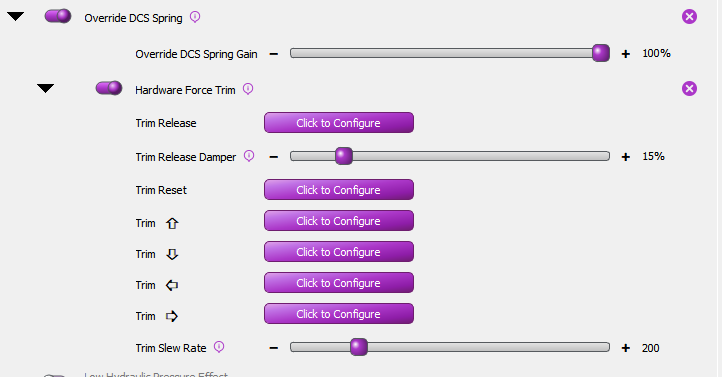 sorry i mean NOT bound in MSFS. But TelemFFB keep the info for your ...